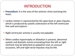 Precardial examination basics | PPT