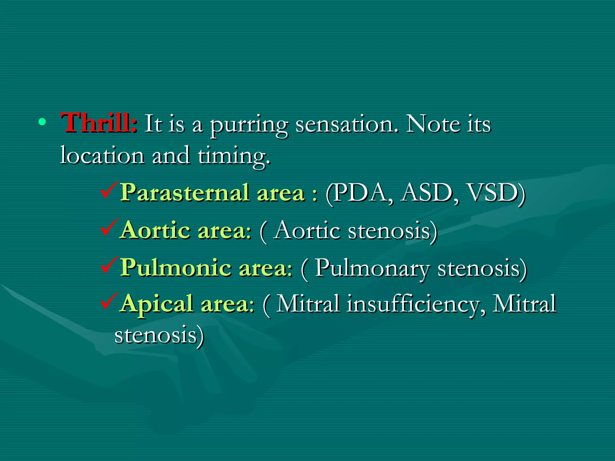 Precardium: Palpation | PPT
