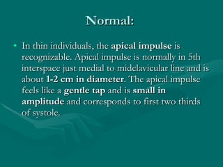 Precardium: Palpation | PPT