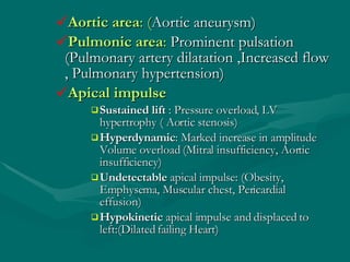 Precardium: Palpation | PPT