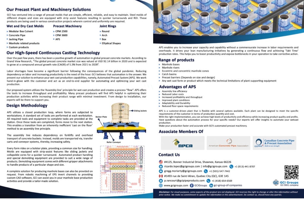 Global Provider of Precast Solutions - GCI Groups | PDF