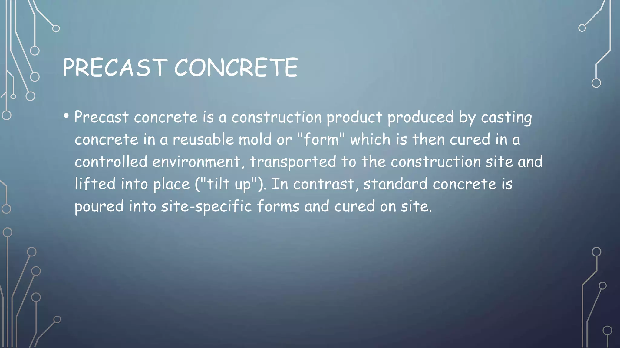 Precast concrete | PPTX