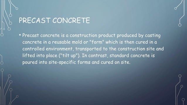 Precast concrete | PPTX