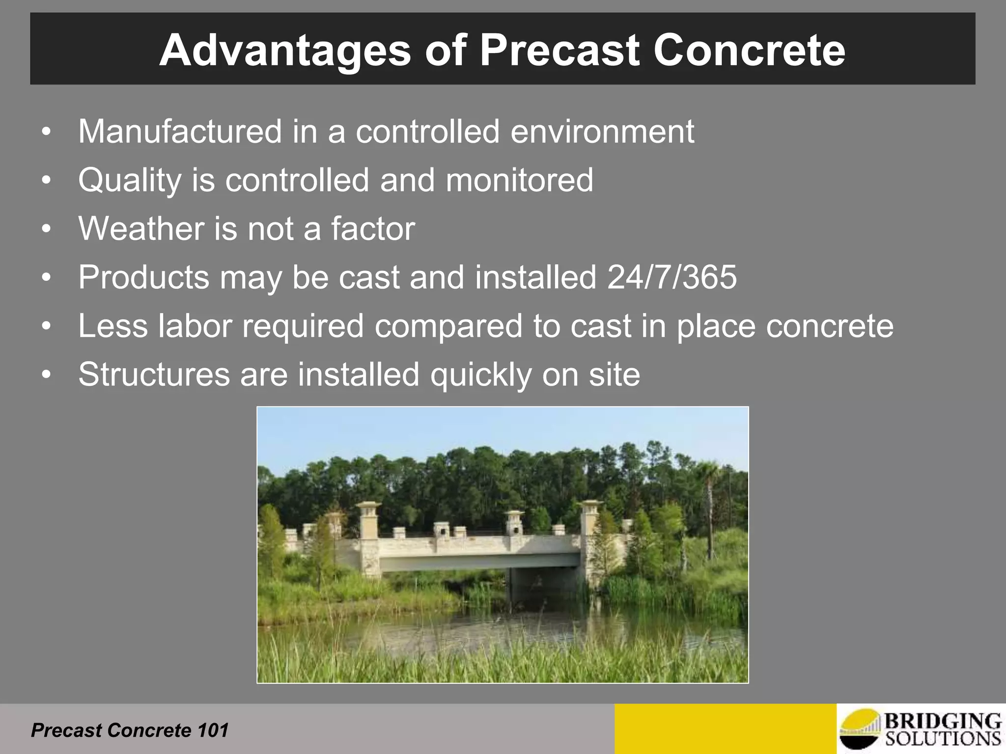 Precast concrete 101 | PPTX