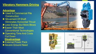 Precast concrete pile driving method and risk assessment | PPTX