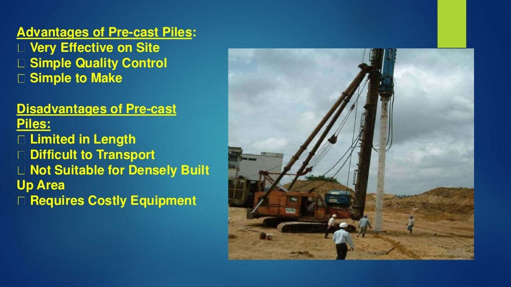 Precast concrete pile driving method and risk assessment