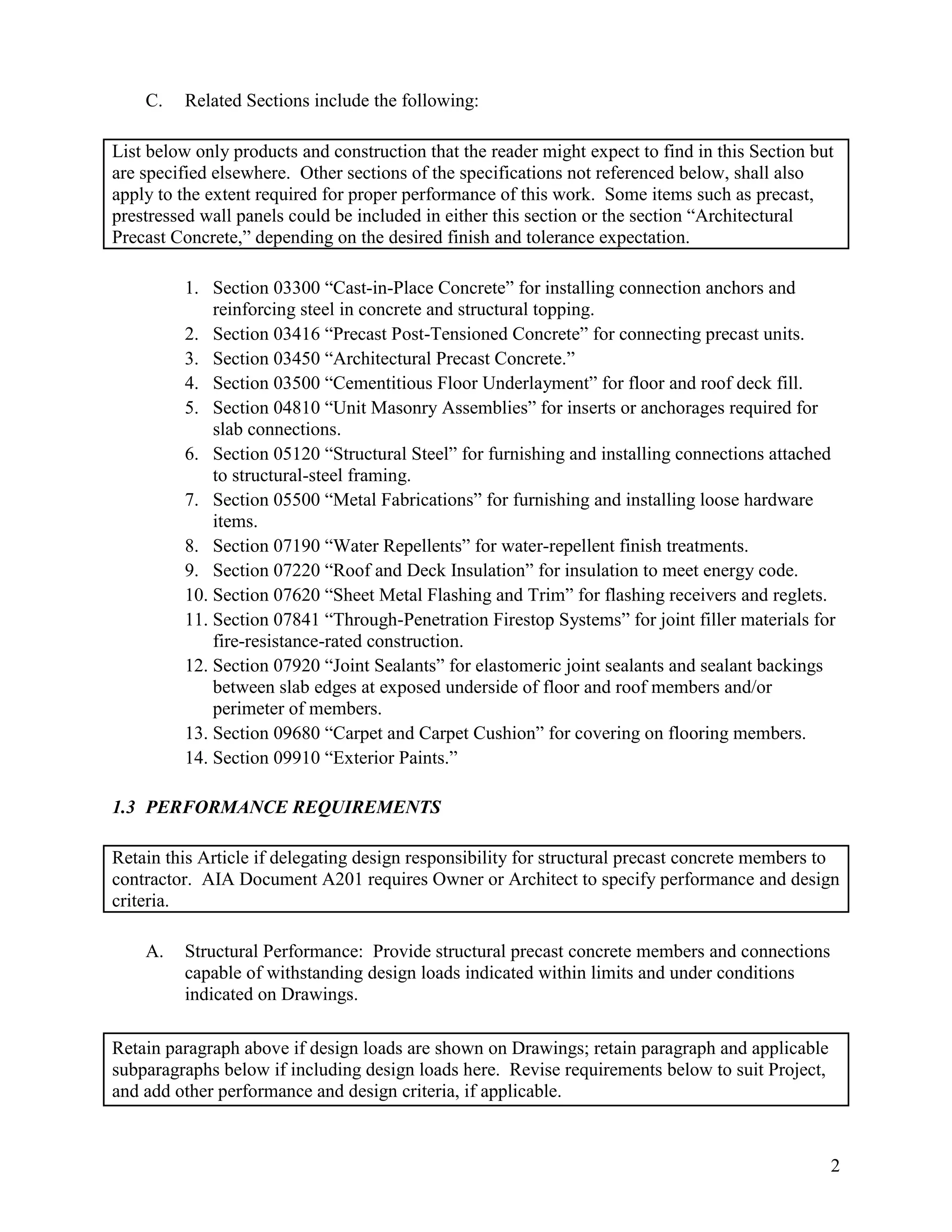 Precast Concrete Specifications.doc
