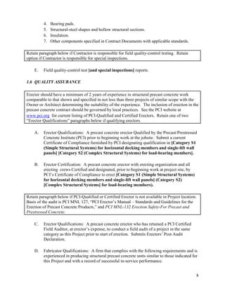 Precast Concrete Specifications.doc