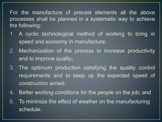 Precast elements | PPTX