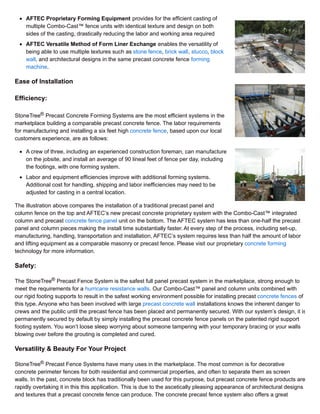 Precast Fence Forming Systems | PDF