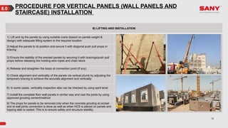PRECAST INSTALLATION for reference and note | PPTX