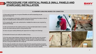 PRECAST INSTALLATION for reference and note | PPTX