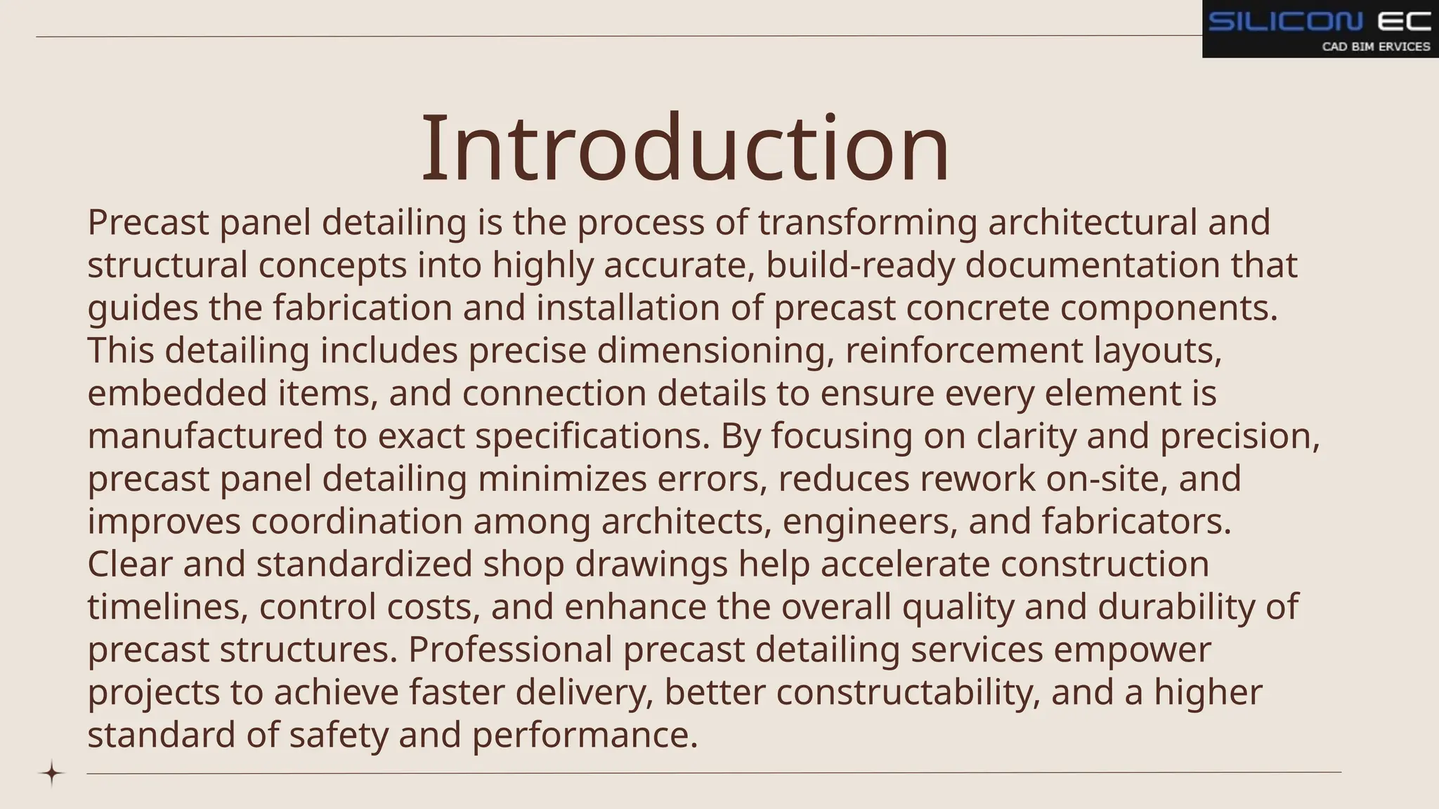 Professional Precast Panel Detailing Services | PPTX