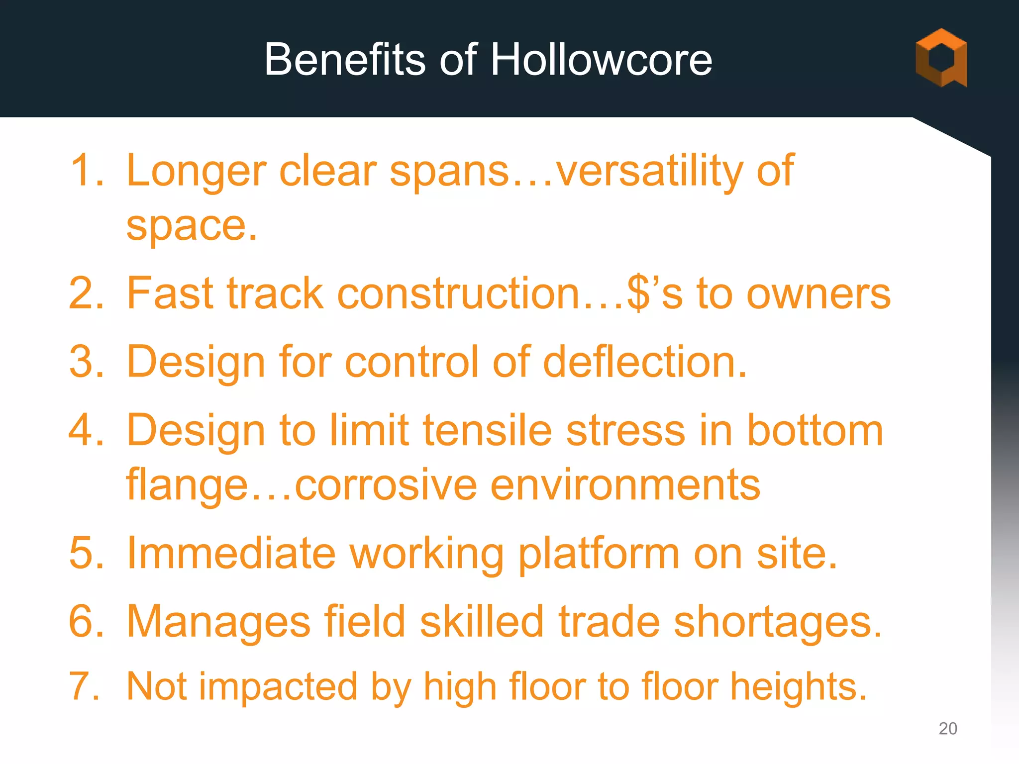 Precast Prestressed Hollowcore Slabs Seminar - Armtec | PPTX