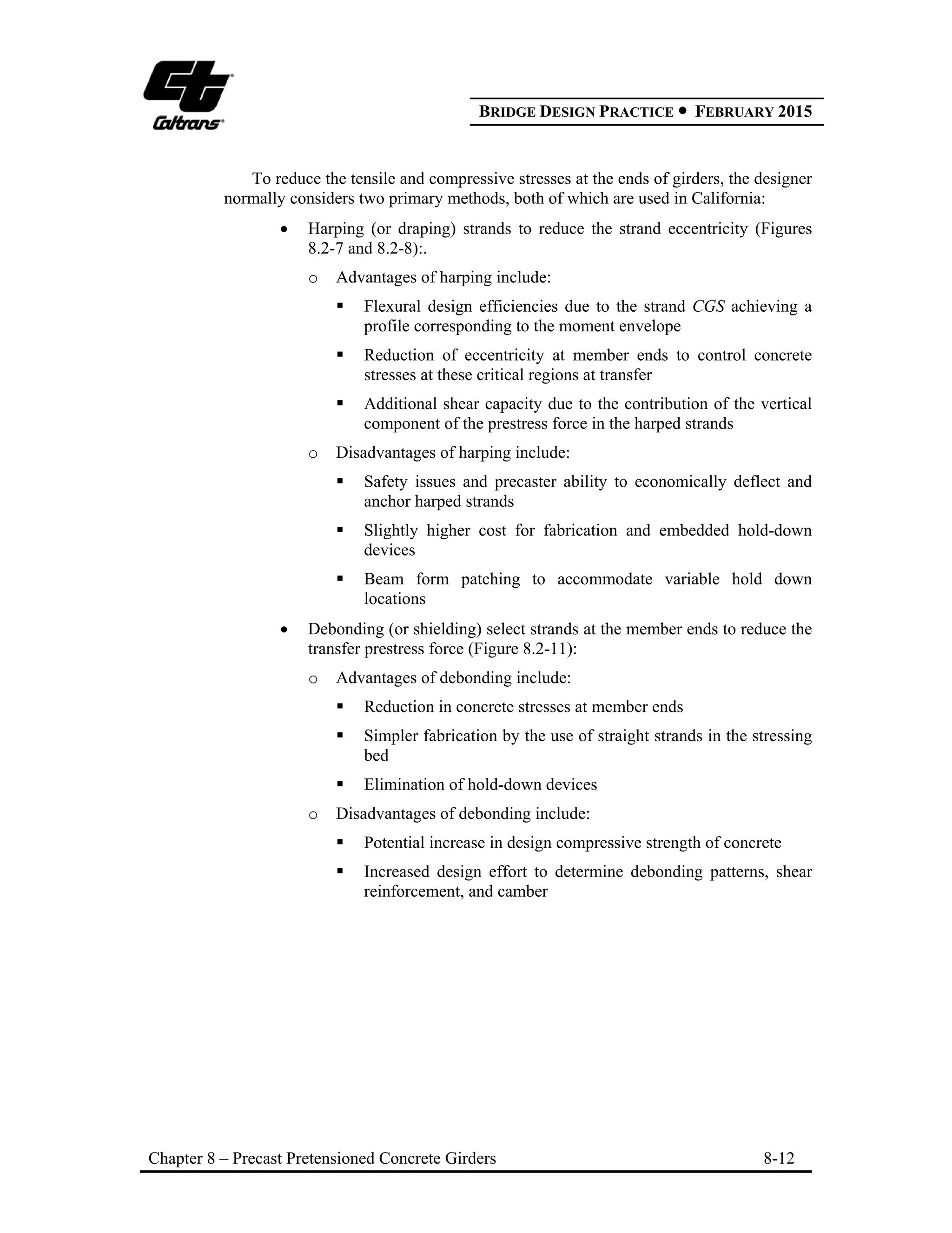 Precast pretensioned concrete girders | PDF