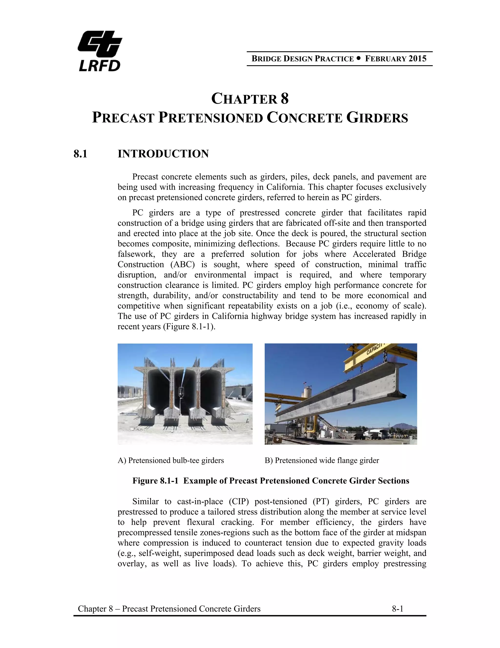Precast pretensioned concrete girders | PDF