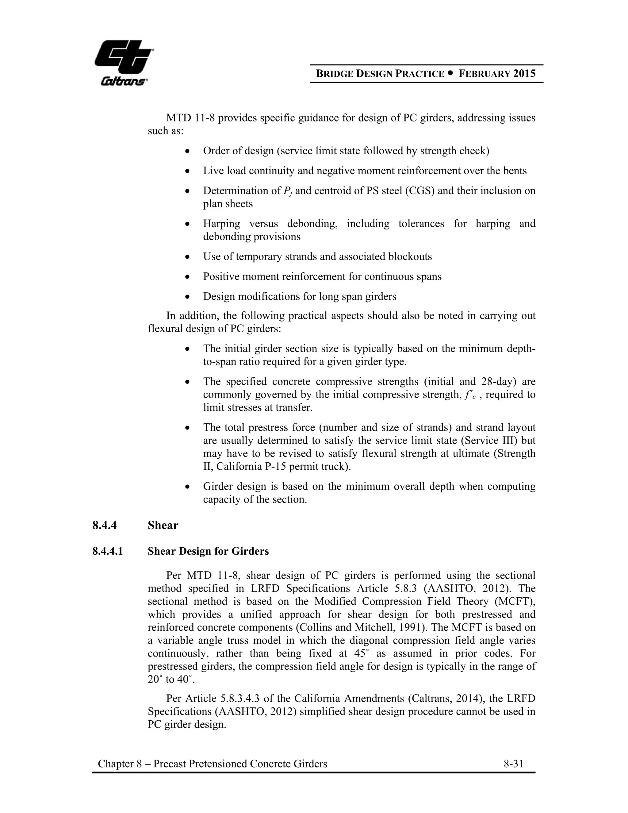 Precast pretensioned concrete girders | PDF