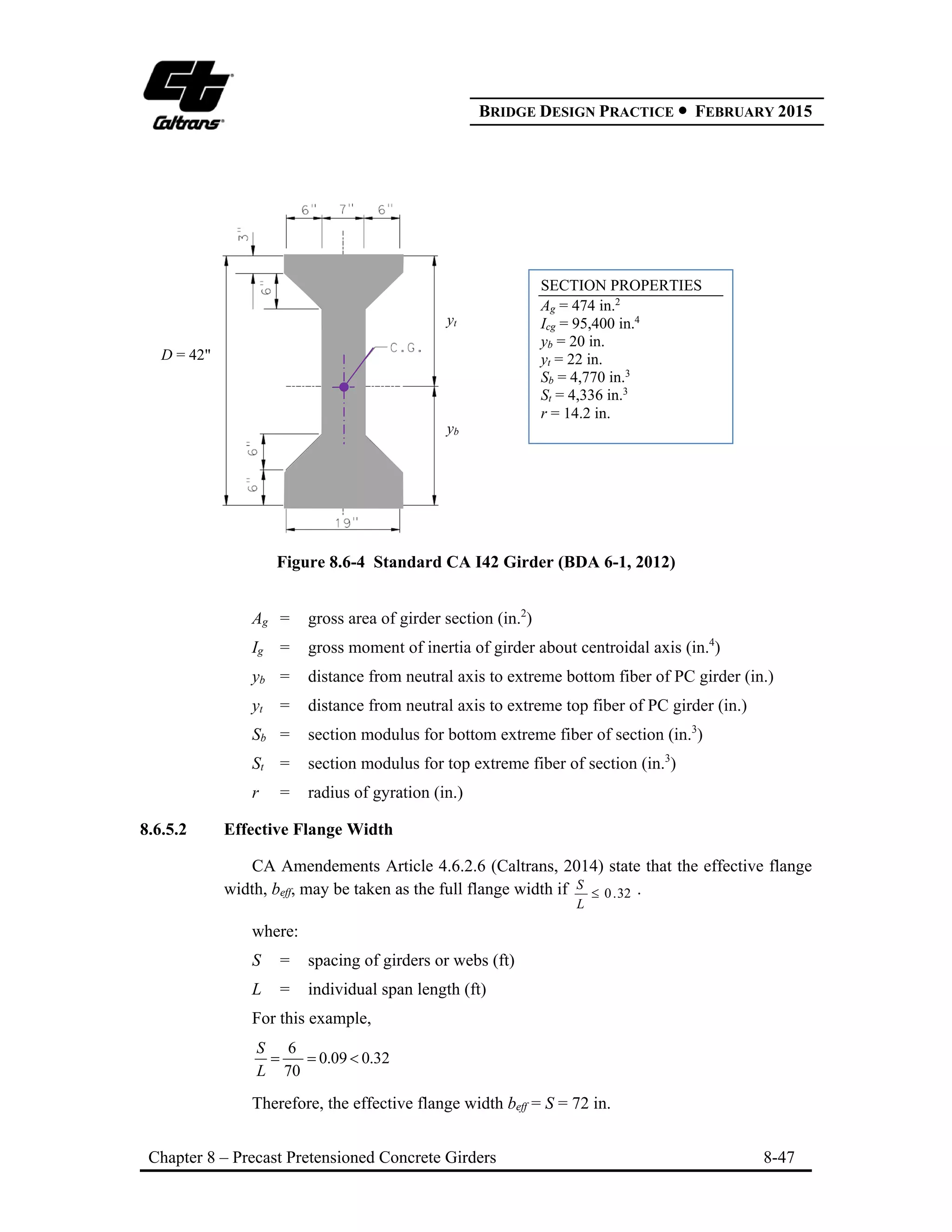 Precast pretensioned concrete girders | PDF