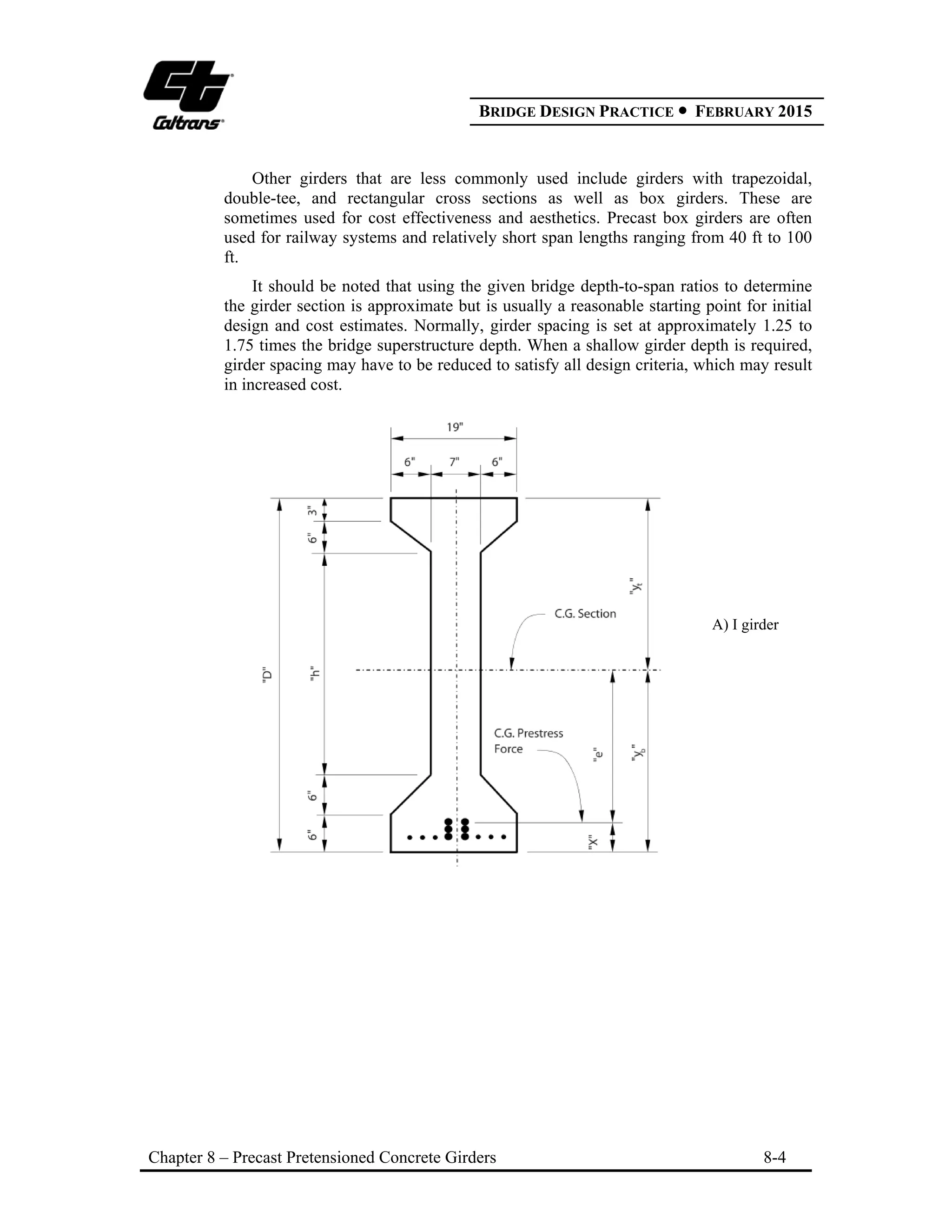 Precast pretensioned concrete girders | PDF