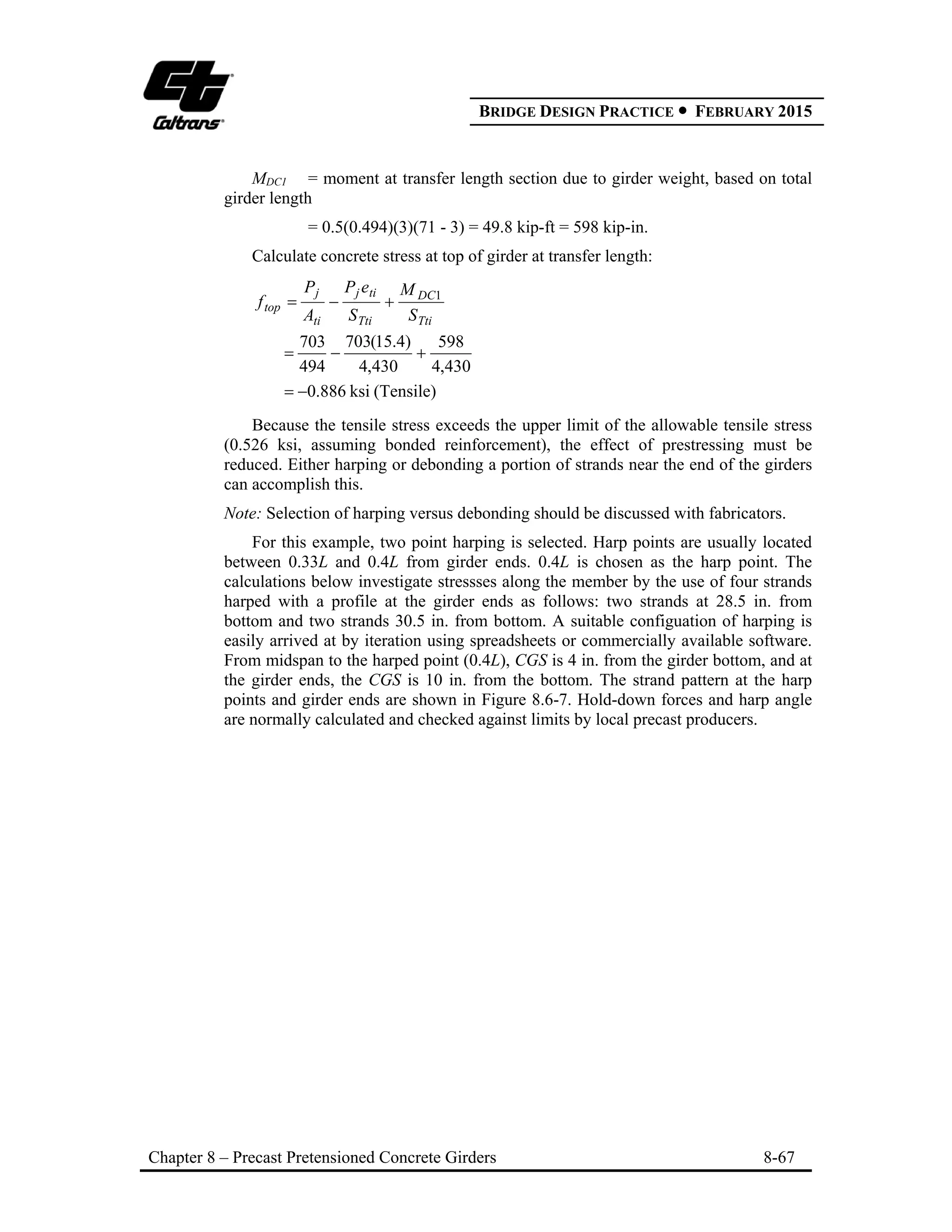 Precast pretensioned concrete girders | PDF