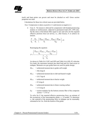 Precast pretensioned concrete girders | PDF