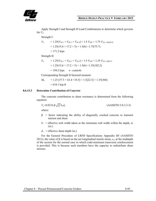 Precast pretensioned concrete girders | PDF