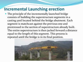 Precast segmental construction of bridges | PPTX