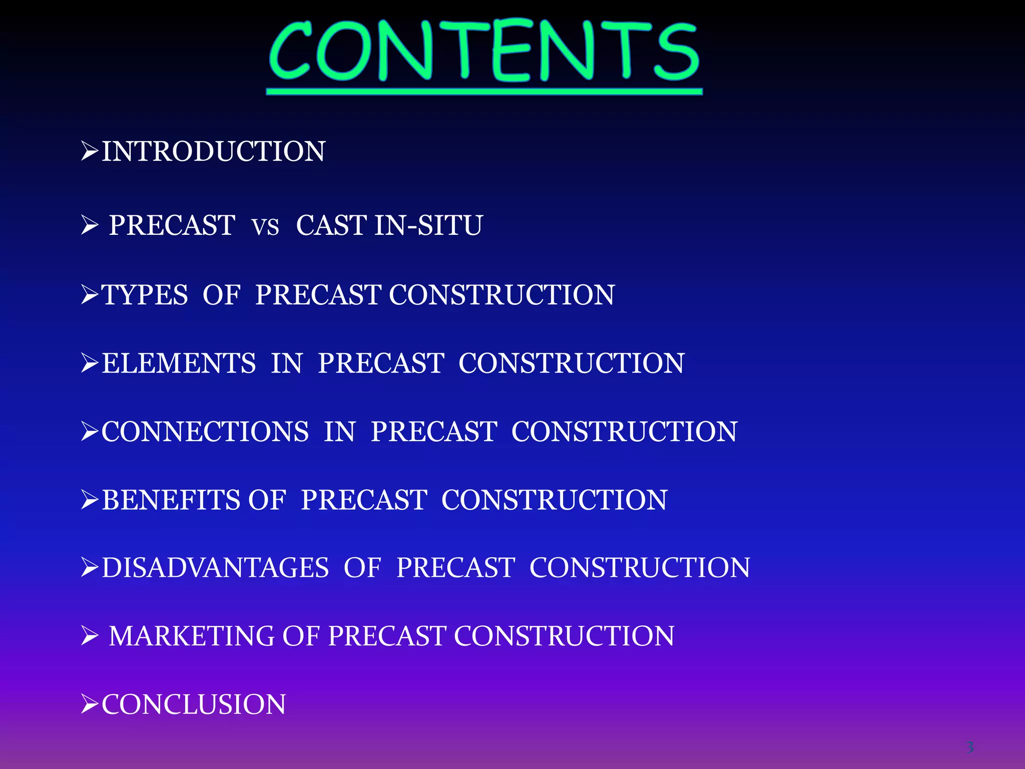 Precast Construction technology | PPTX