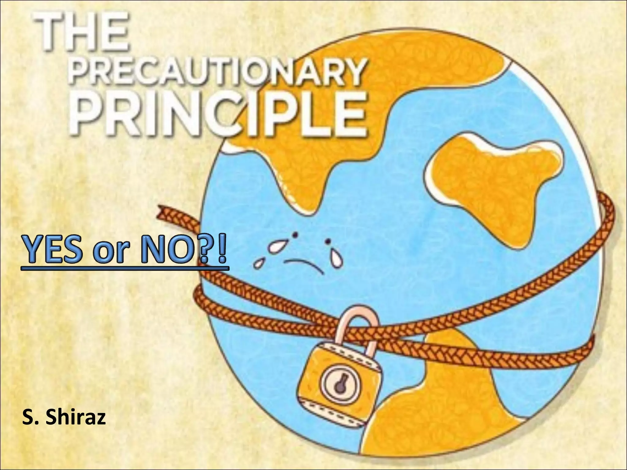 Precautionary principle | PPT