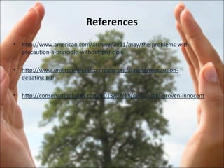 Precautionary principle | PPT