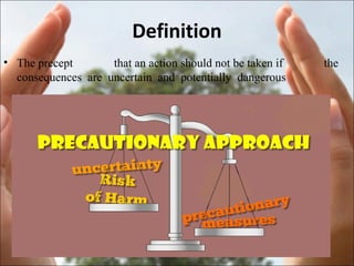Precautionary principle | PPT