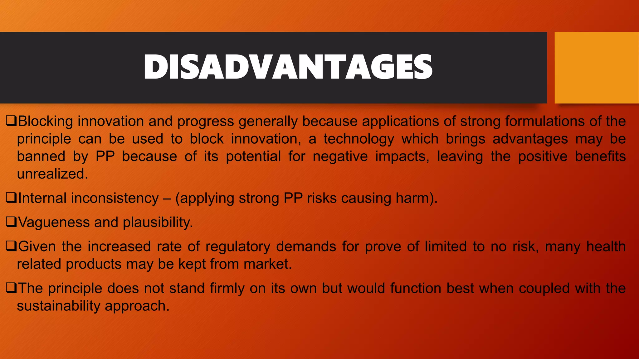 Precautionary principle / Precautionary principle in environmental law ...