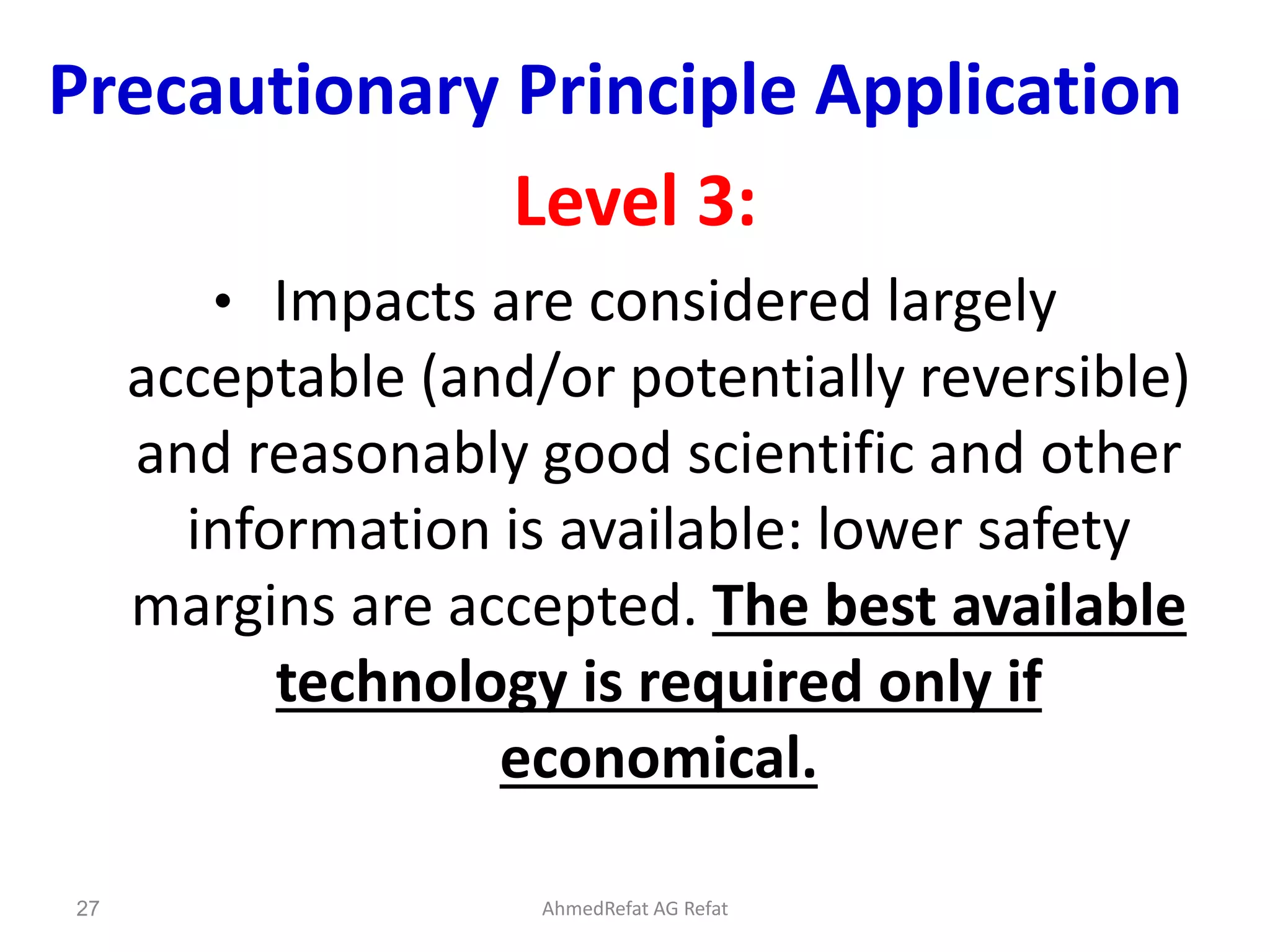 Precautionary principle pp | PDF