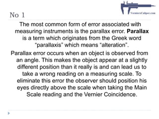 Precautionary steps while taking measurements | PPTX