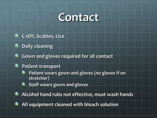 Hand Hygiene and Isolation Precautions | PPT