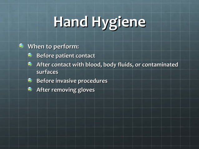 Hand Hygiene and Isolation Precautions | PPT