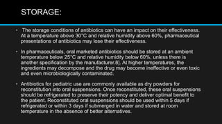 Precautions in handling pharmaceutical products containing antibiotics ...