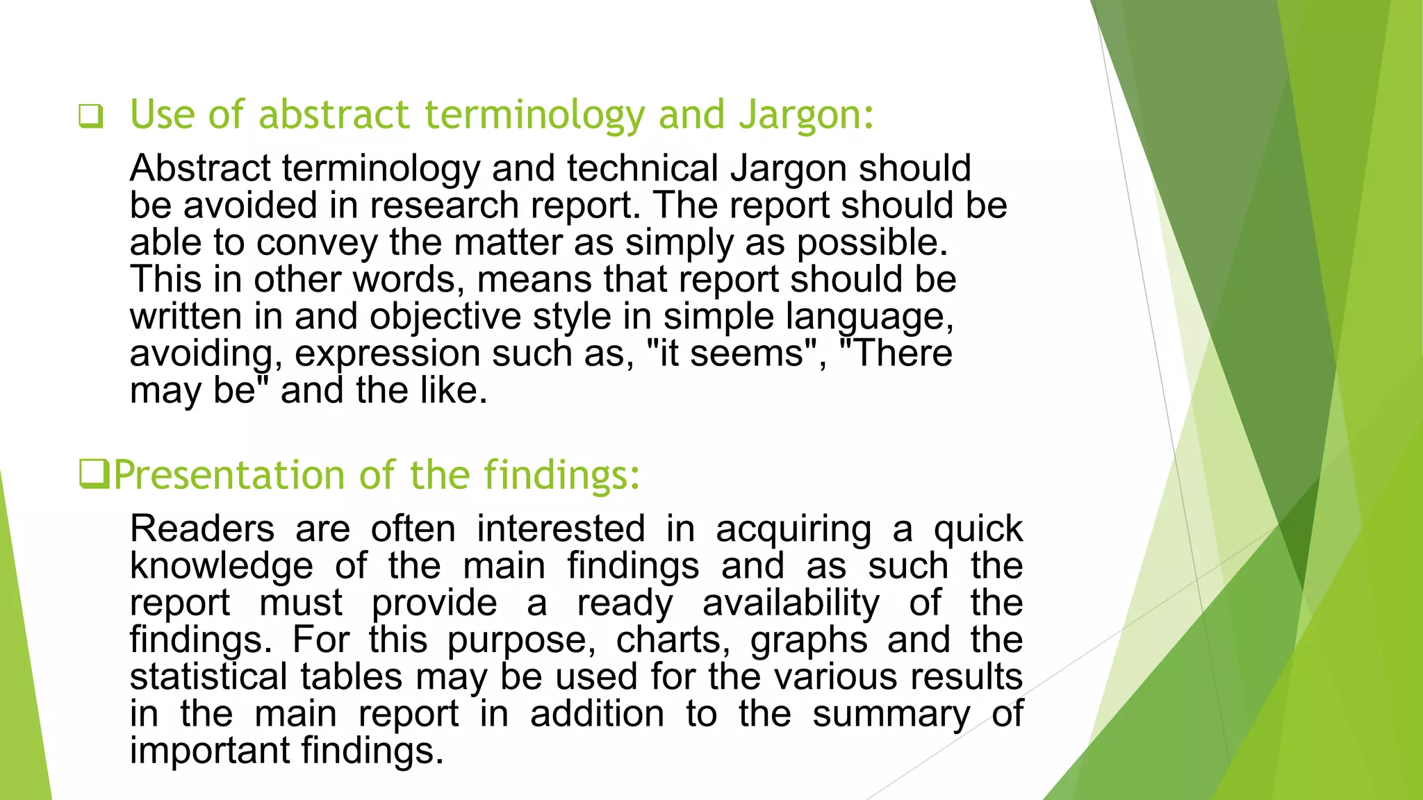 Precautions in writing Research Report- RM.pptx