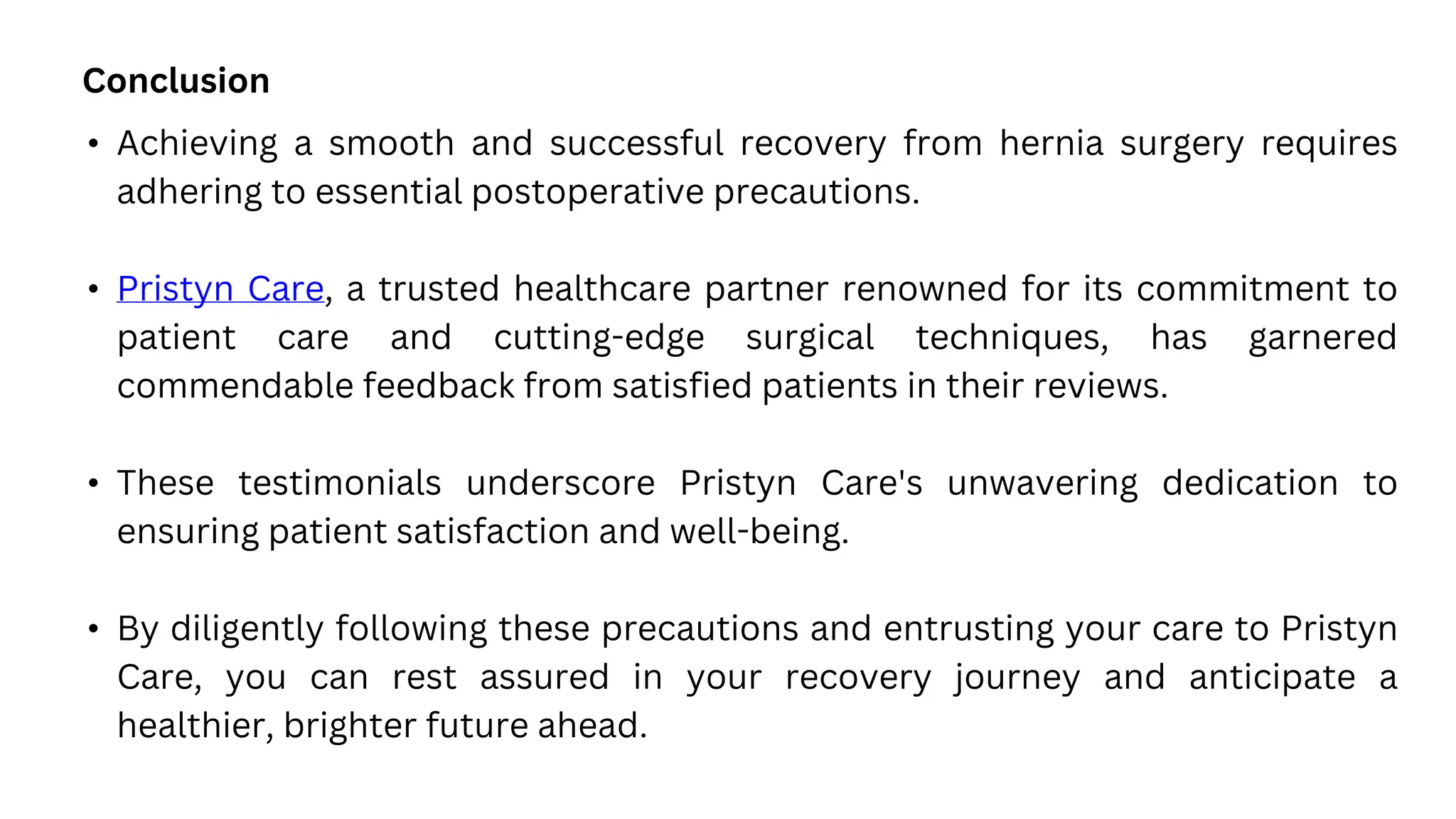 Precautions Recommended by Pristyn Care Following Hernia Surgery.pptx