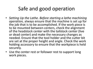 Precautions using machine tools | PDF