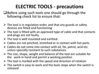 Precautions using machine tools | PDF