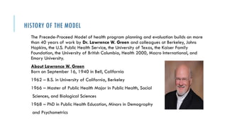 Precede - Proceed Model; Nola Pender's Health Promotion Model.pptx