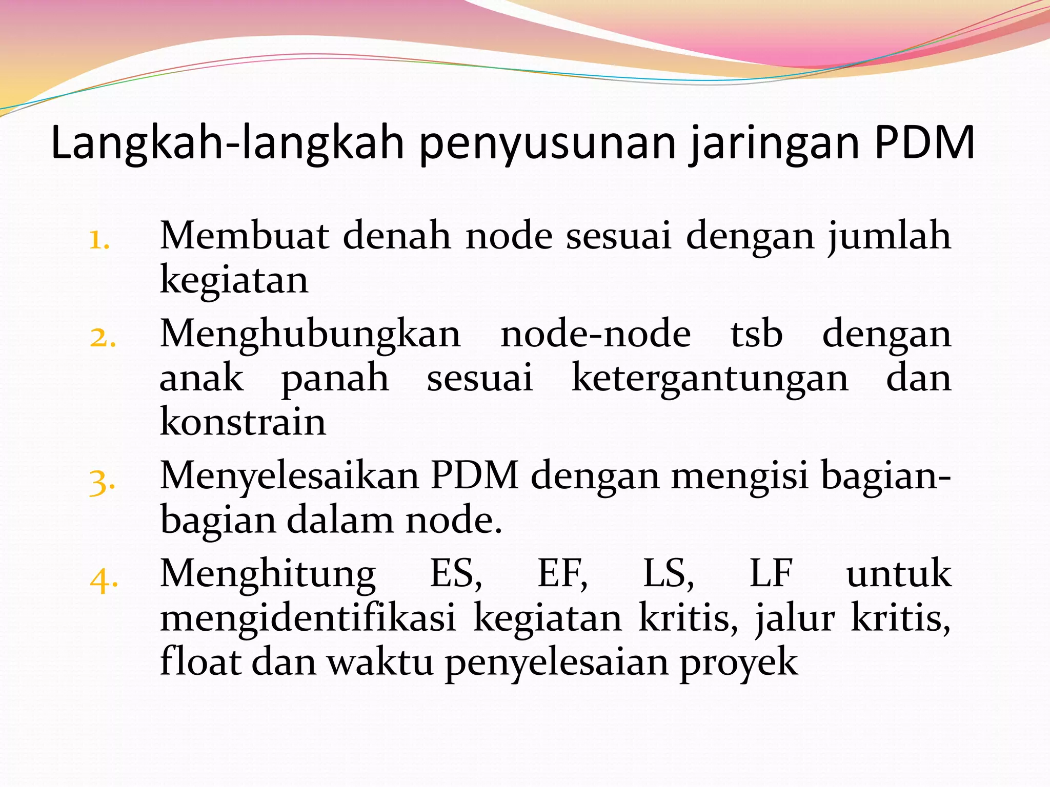 Precedence Diagram Method 2 | PDF