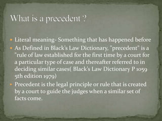 Precedent | PPT