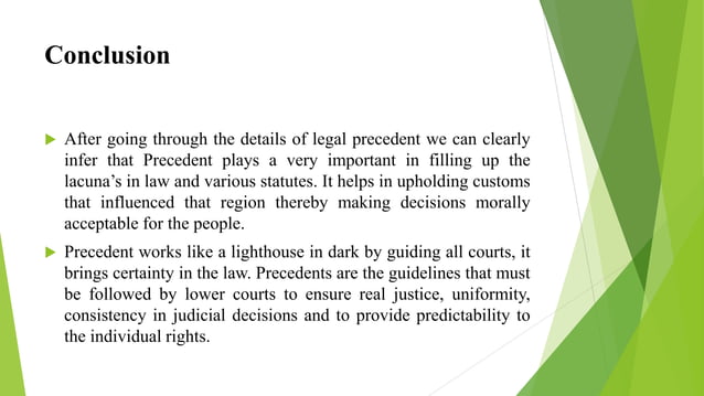 PRECEDENT AS A SOURCE OF LAW (SAIF JAVED).pptx | Law