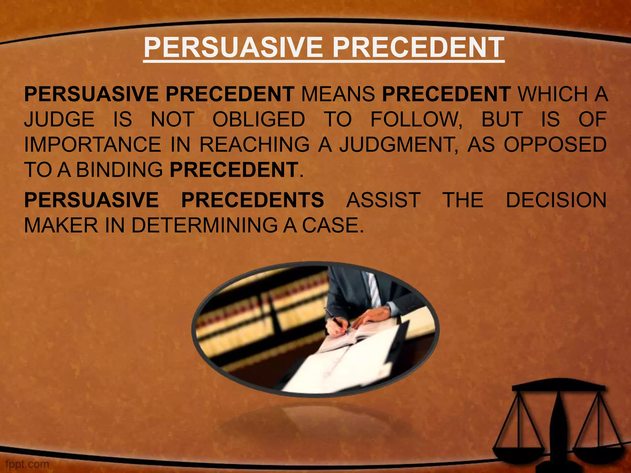 Precedent power presentation | PPTX