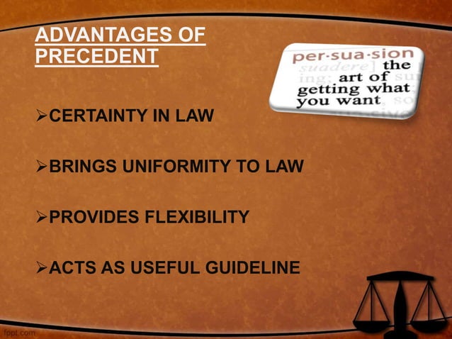 Precedent power presentation | PPTX | Law