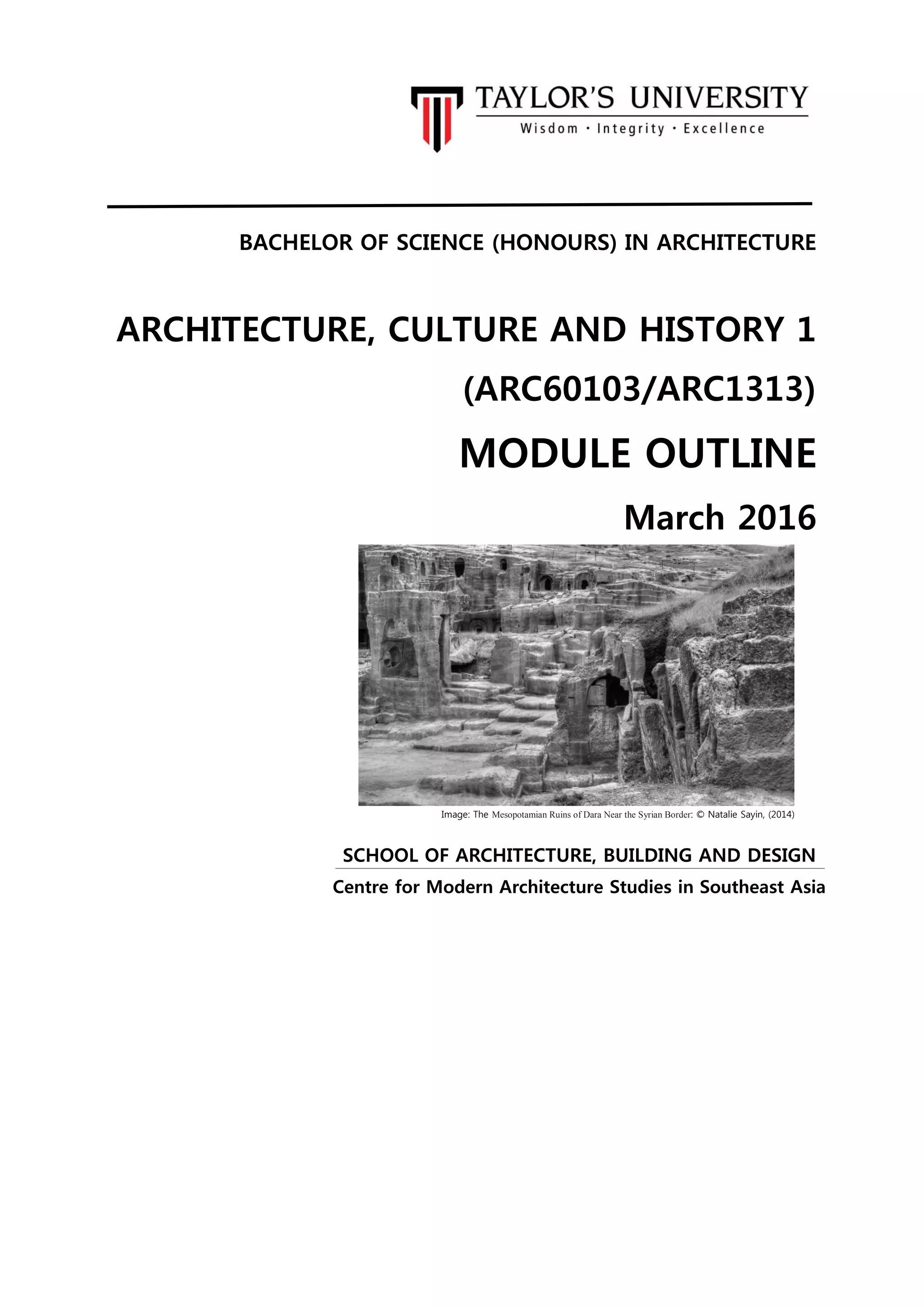 Precedent studies project 1 brief | PDF