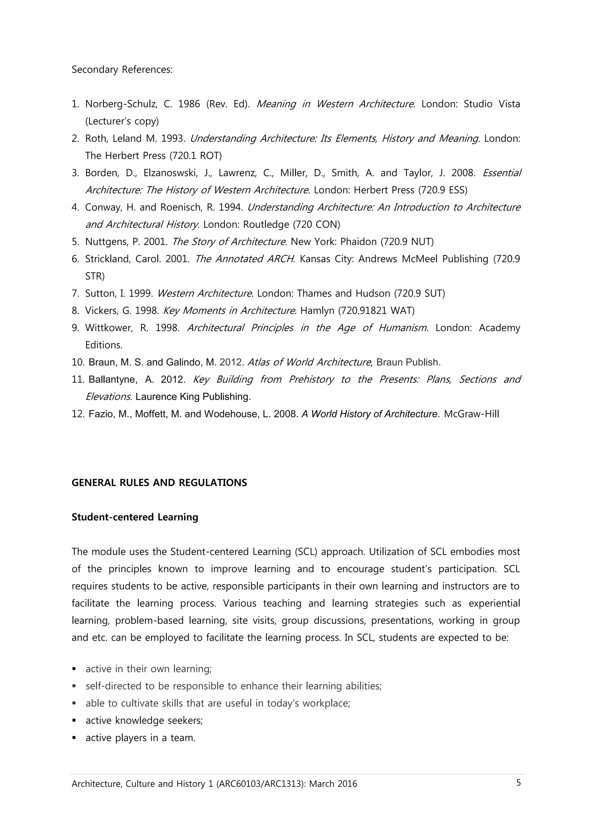 Precedent studies project 1 brief | PDF