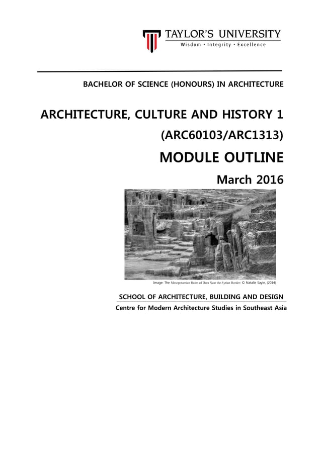 Precedent studies project 1 brief | PDF